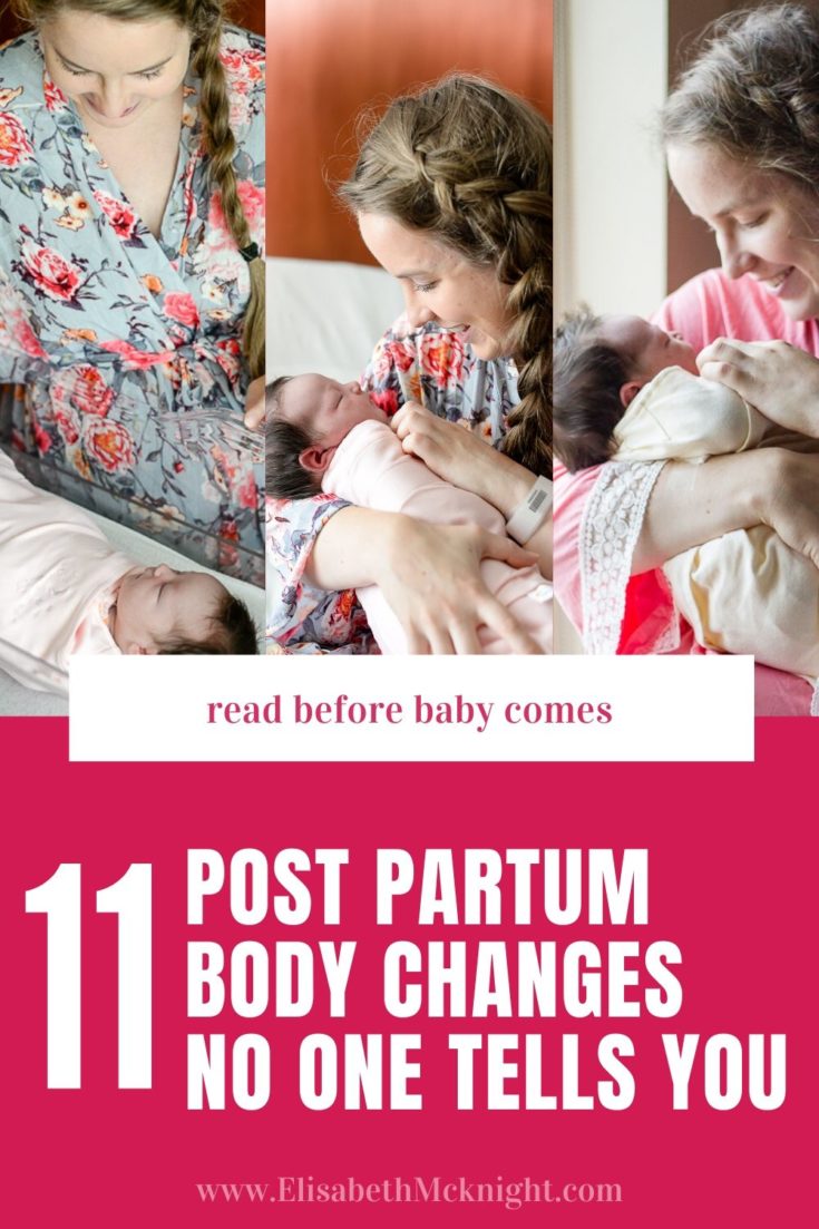 13 Postpartum Body Changes No One Tells You About | Elisabeth McKnight
