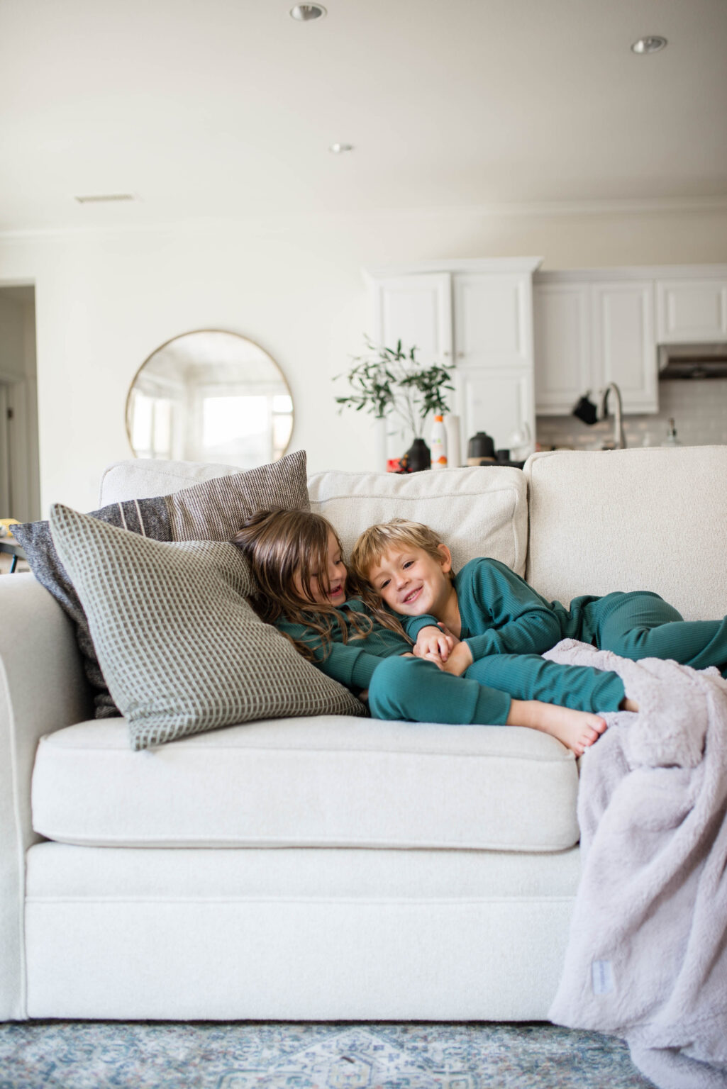 Mini Shein Kids Review: Ribbed Henley Lounge Set | Elisabeth McKnight