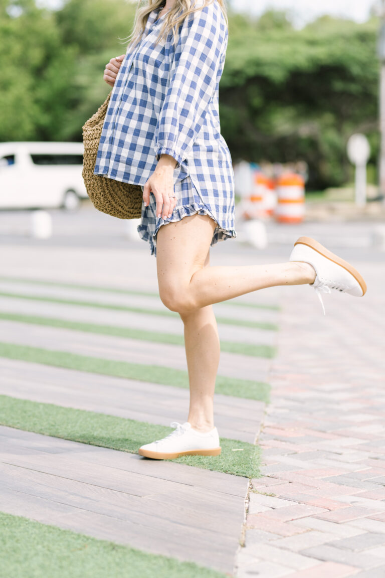 Gingham Matching Set from Nom Maternity Review | Elisabeth McKnight